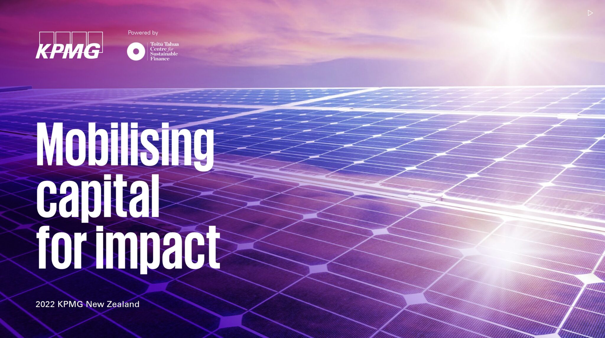 Mobilising Capital for Impact – The Centre for Sustainable Finance
